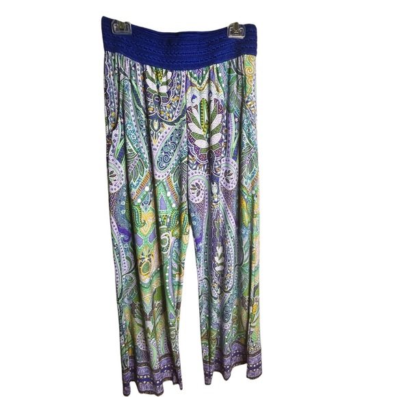 ONE WORLD | Pants & Jumpsuits | One World Palazzo Pants Xl | Poshmark